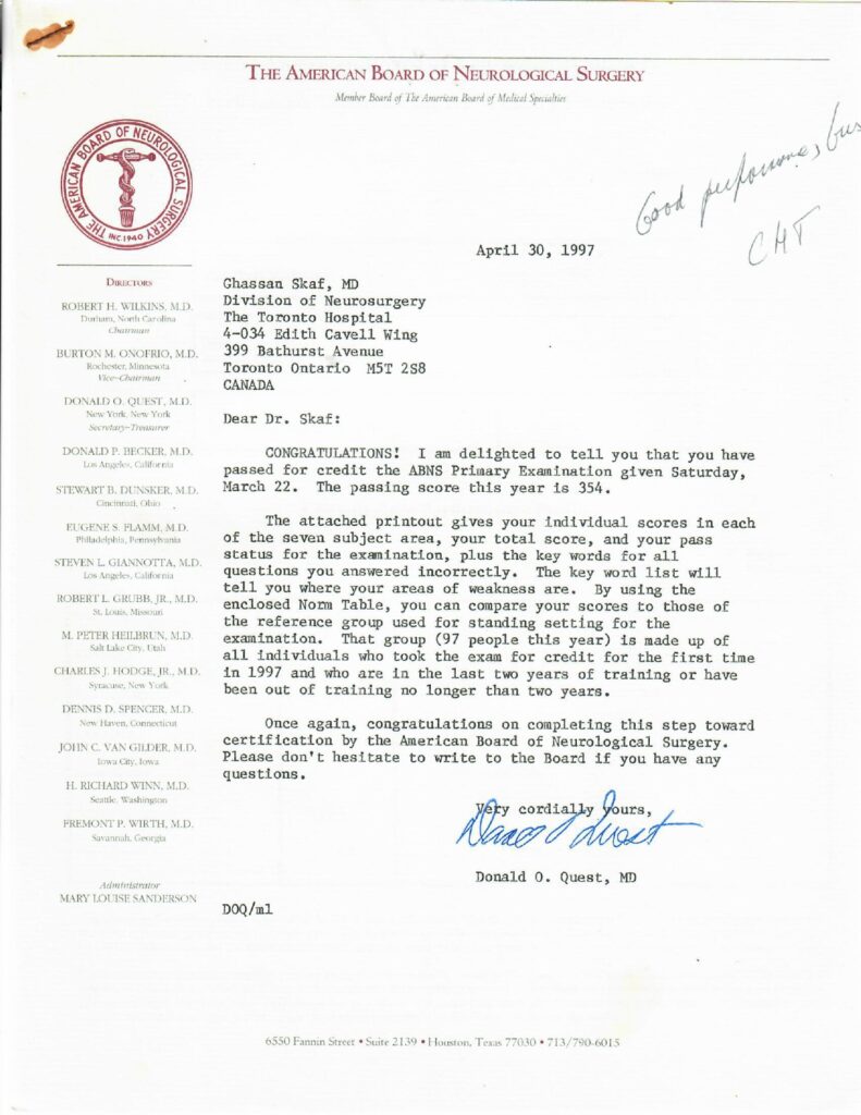 الجوائز – Prof. Ghassan Skaf